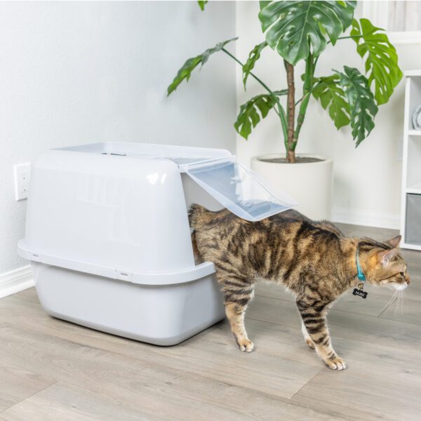 EZ Clean Jumbo Enclosed Cat Pan (CP100) - Van Ness Pet Products Store